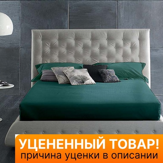 Уценка! Простыня на резинке "Primavelle" Luxe Satin бирюза 180*200 ...